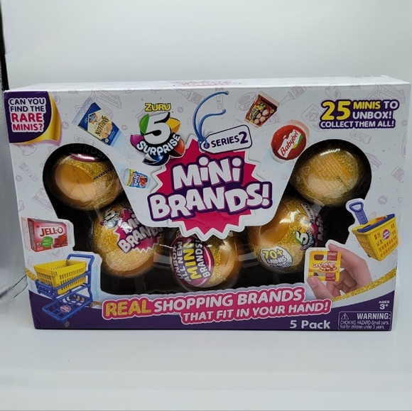 Zuru | Toys | New Zuru 5 Surprise Mini Brands Series 2 Unopened 5 Pack ...